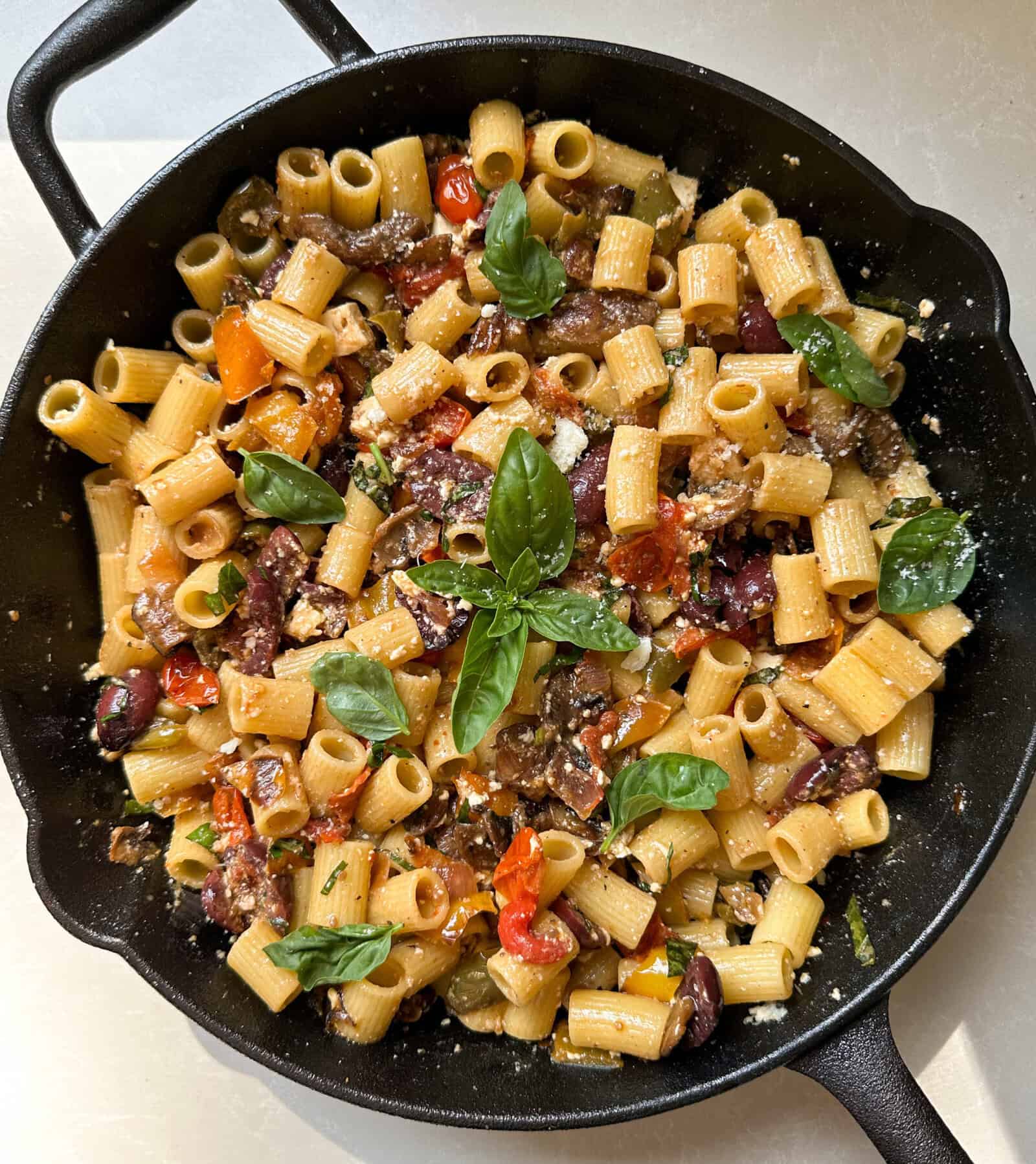 Roasted Veggie Rigatoni - Sammy Montgoms