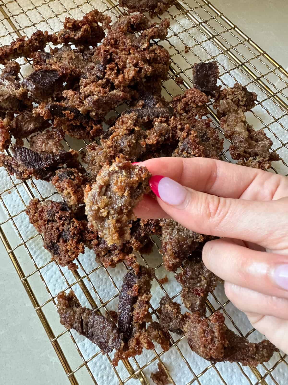 Crispy Sticky Beef & Zucchini - Sammy Montgoms