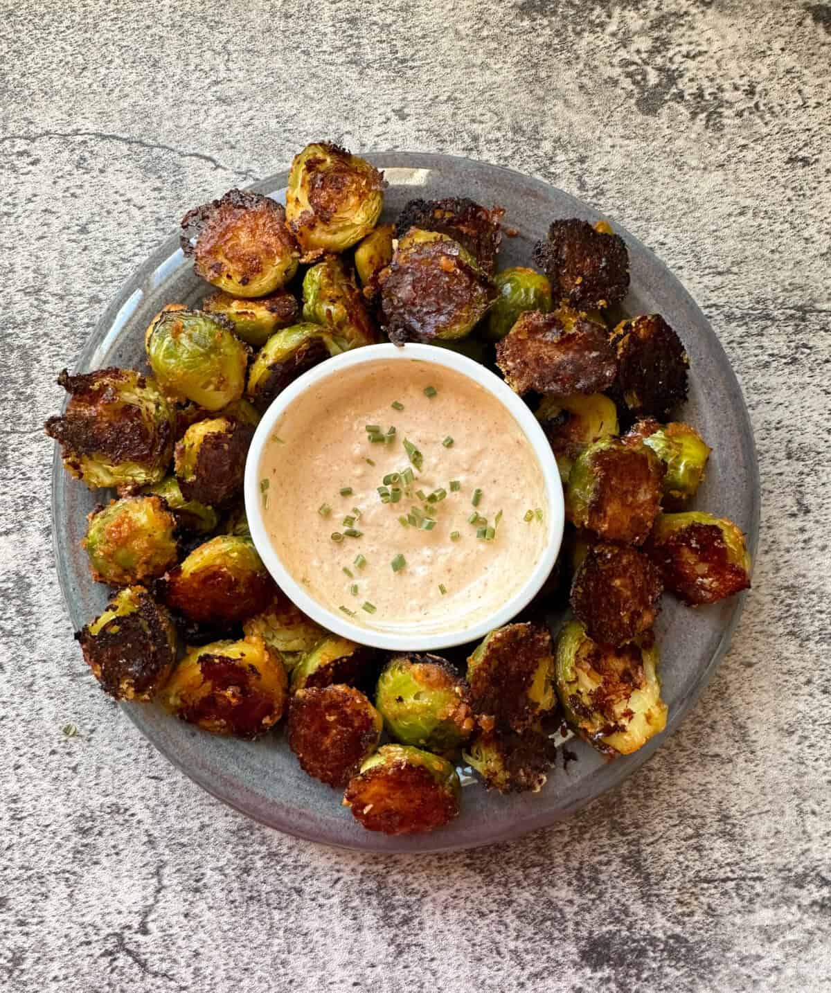 Parmesan Brussels Sprouts - Sammy Montgoms