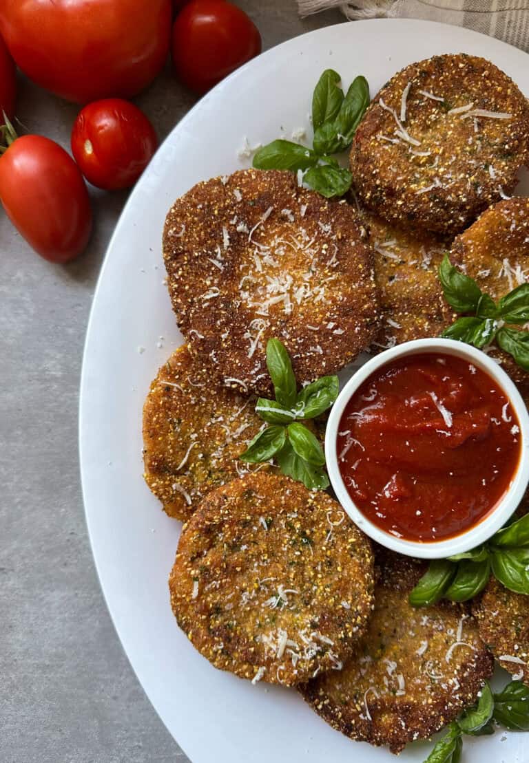Fried Red Tomatoes - Sammy Montgoms