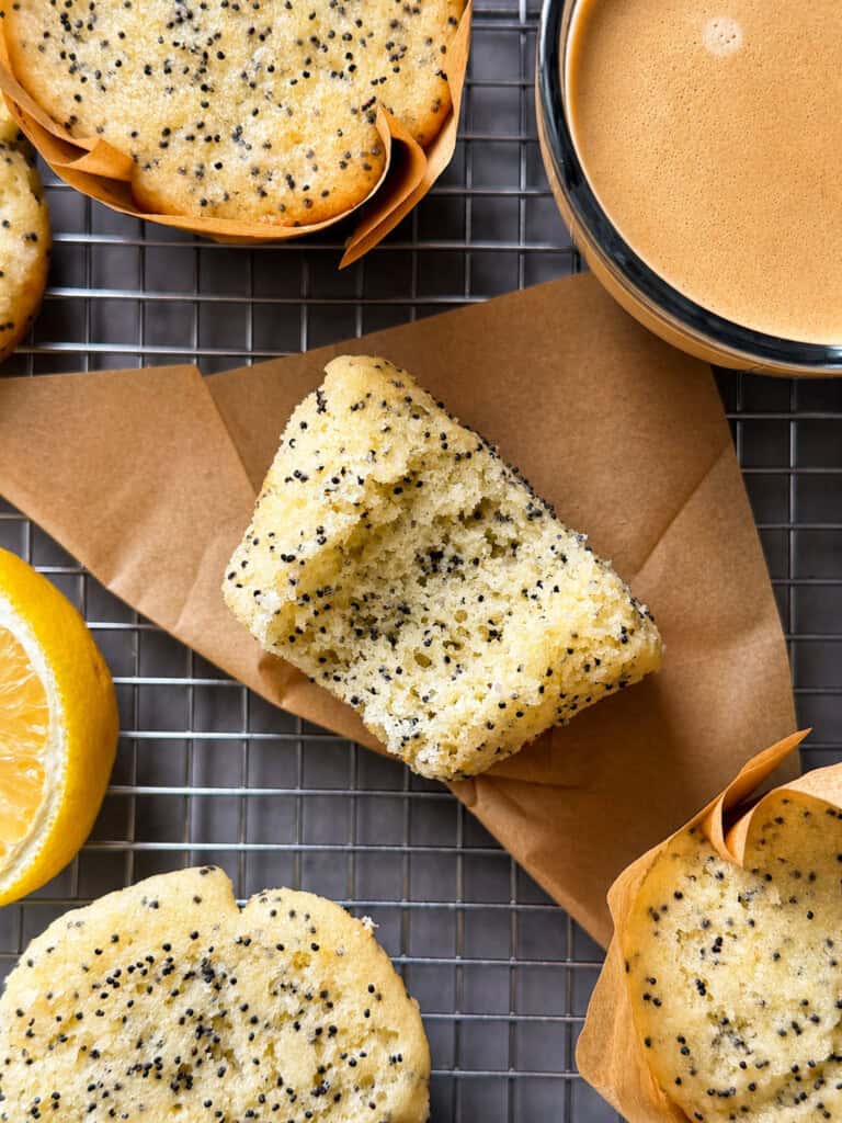 Lemon Poppy Seed Muffins - Sammy Montgoms